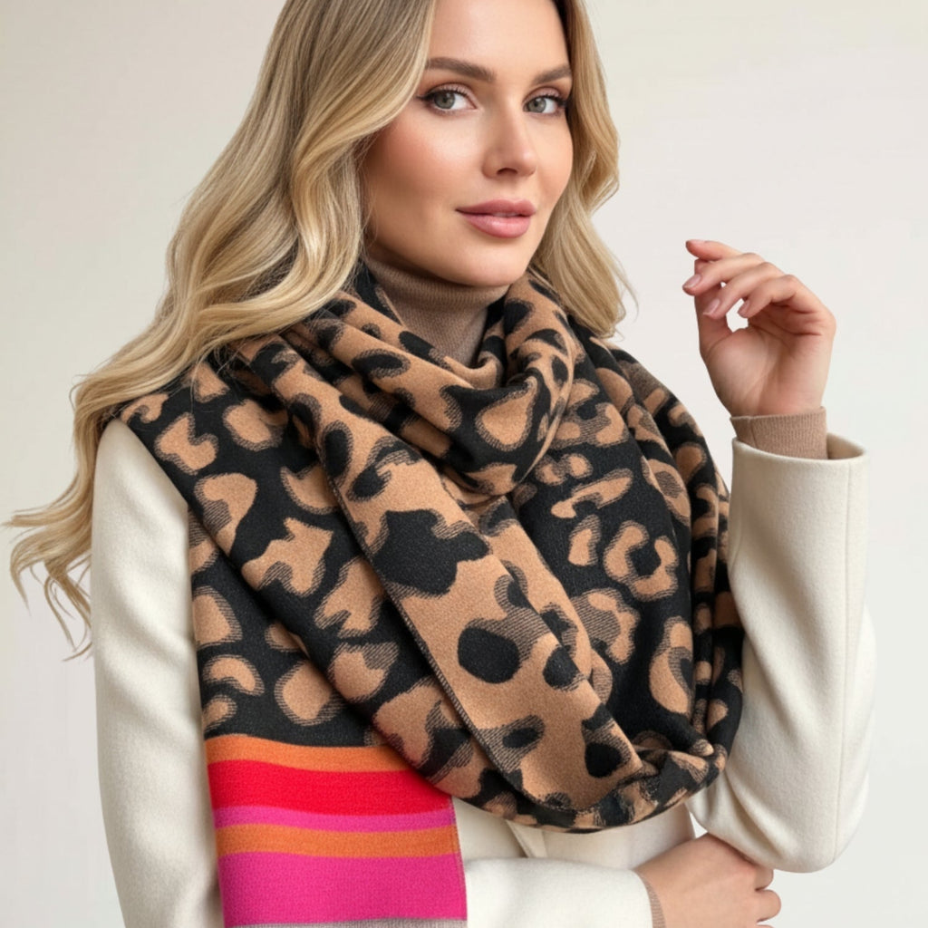 Elevate Your Style with a Pink Leopard Print Scarf: The Must-Have Acce ...